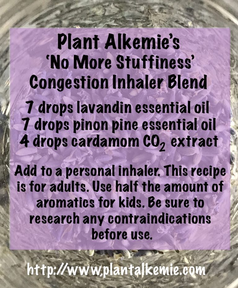 No More Stuffiness Aromatherapy Congestion Blend | Welcome to Plant ...